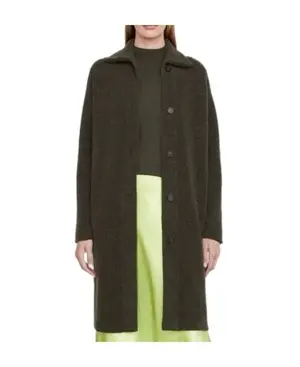 Vince Single-breasted Cardigan Coat
