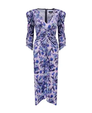 Isabel Marant Étoile Gilalbi Floral-print Dress - Purple
