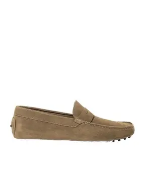 SCAROSSO Round-head Casual Shoes - Beige