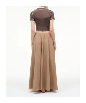 Staud Eden Maxi Skirt Desert