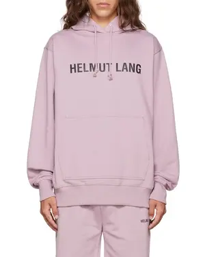 Helmut Lang Logo-print Cotton Hoodie