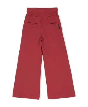 Balmain Decorative-buttons Wide-leg Cotton Trousers