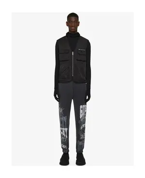 Givenchy Slim Fit Jogger Pants In Embroidered Felpa