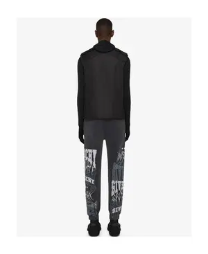 Givenchy Slim Fit Jogger Pants In Embroidered Felpa