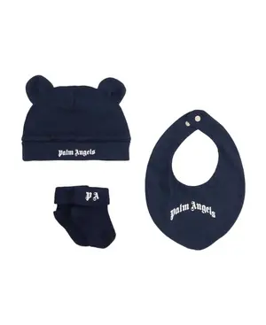 Palm Angels Logo-print Cotton Hat Set - Black