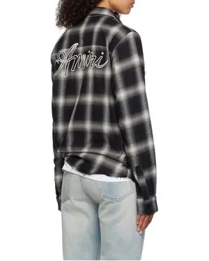 Amiri Swirl Flannel Shirt