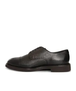 DOUCAL'S Leather Lace-up Derby Shoes