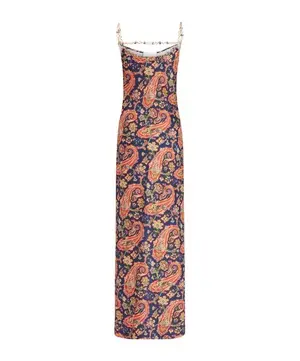 Rabanne Paisley Print Sleeveless Maxi Dress - Multicolor