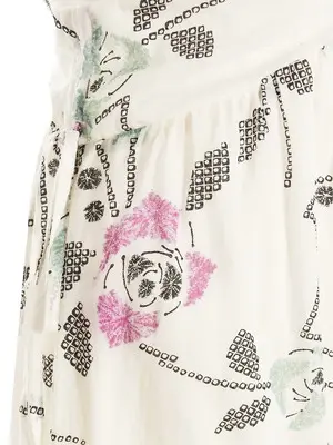 Isabel Marant Étoile Giana Floral Print Maxi Dress - White