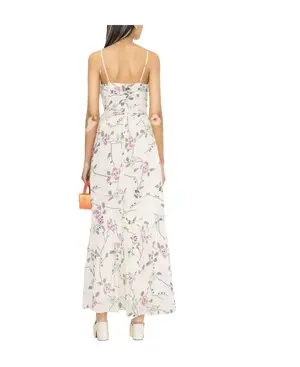 Isabel Marant Étoile Giana Floral Print Maxi Dress - White