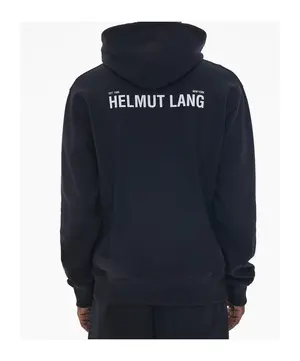 Helmut Lang Photo Printed Drawstring Hoodie