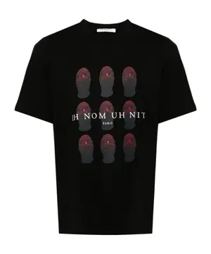 IH NOM UH NIT Mask Print T-shirt - Black