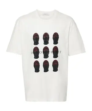 IH NOM UH NIT Masks-print Cotton T-shirt - White