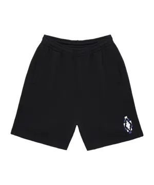MARCELO BURLON COUNTY OF MILAN Logo Printed Shorts - Black