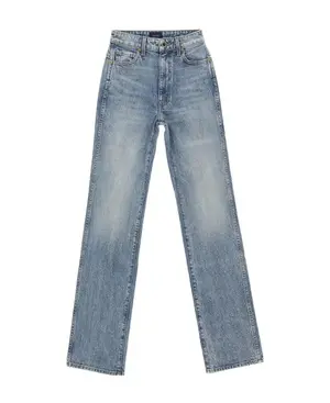 Khaite Danielle Straight Leg Jeans - Light Blue