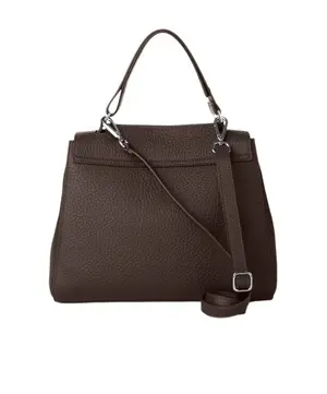 Orciani Sveva Logo Lettering Medium Shoulder Bag - Brown