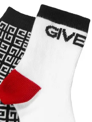 Givenchy Gg-logo Cotton Socks