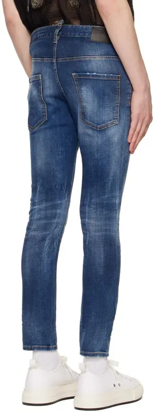 Dsquared2 Slim-cut Logo Patch Jeans