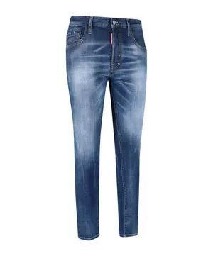 Dsquared2 Slim-cut Logo Patch Jeans