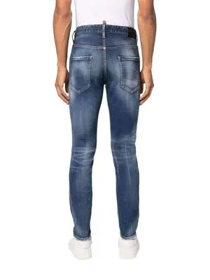 Dsquared2 Slim-cut Logo Patch Jeans