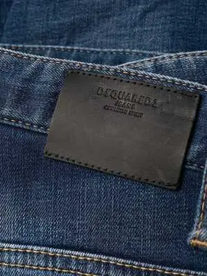 Dsquared2 Slim-cut Logo Patch Jeans