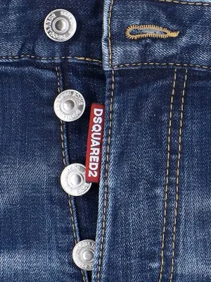 Dsquared2 Slim-cut Logo Patch Jeans