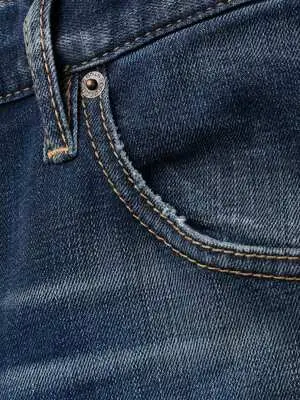 Dsquared2 Slim-cut Logo Patch Jeans