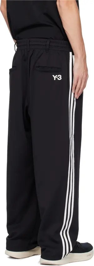Y3 Logo Printed 3-stripes Pants