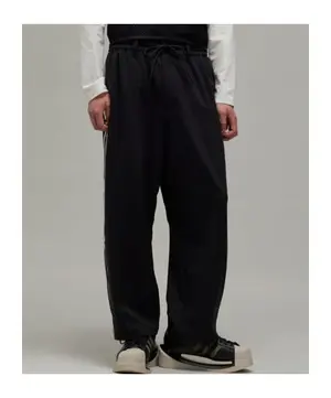 Y3 Logo Printed 3-stripes Pants