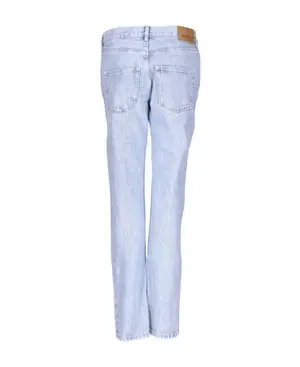 Isabel Marant Étoile Logo Patch Straight Leg Jeans
