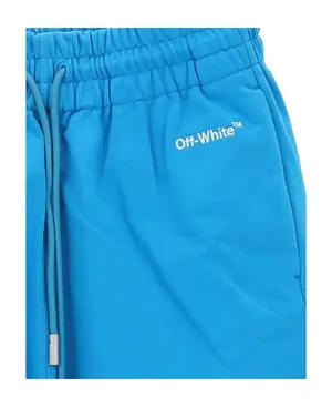 Off-White Logo-embroidered Cotton Track Pants