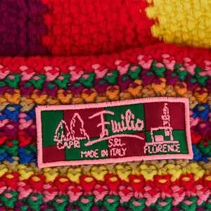 Emilio Pucci Colourblock Wool Beanie Hat