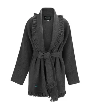 Alanui Finest Fringed-edge Cardigan - Thunderstorm