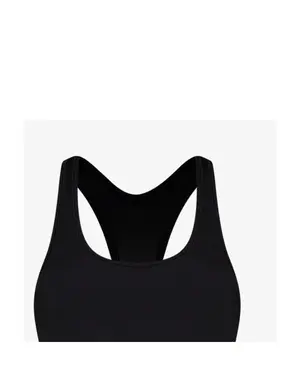 Palm Angels Logo-underband Scoop-neck Bra