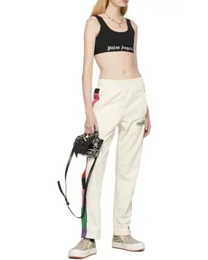 Palm Angels Logo-underband Scoop-neck Bra