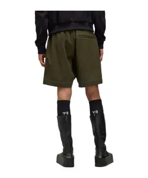 Y3 Logo-print Jersey Shorts