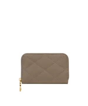 Saint Laurent Zipper Coin Purse - Light Brown