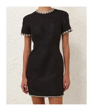 Zimmermann Rebellion Embellished Mini Dress