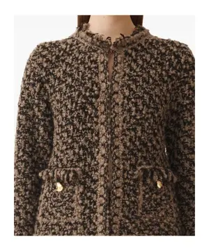 Fabiana Filippi Fringed Tweed Jacket