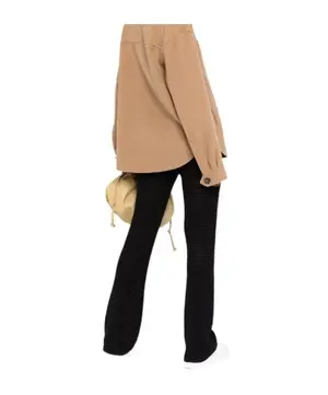 Nanushka Bazia Crochet-knit Slim Trousers