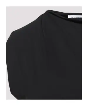 Victoria Beckham Asymmetrical Pendant Mid-length Dress
