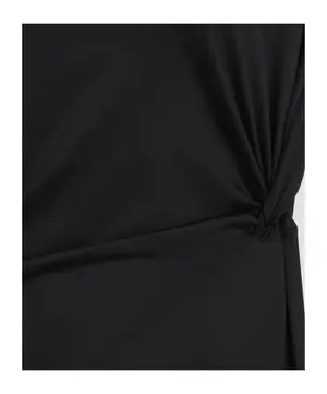 Victoria Beckham Asymmetrical Pendant Mid-length Dress