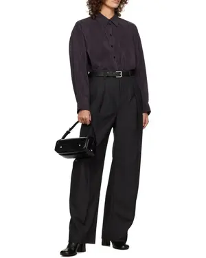 LEMAIRE Pressed Crease Curved-leg Trousers