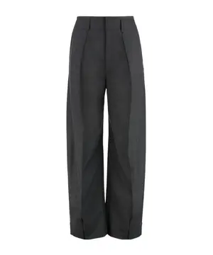 LEMAIRE Pressed Crease Curved-leg Trousers