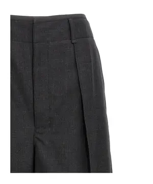LEMAIRE Pressed Crease Curved-leg Trousers