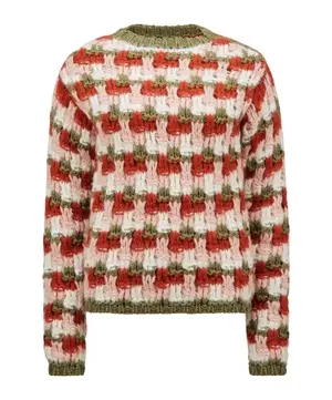 Moncler Crewneck Knitted Jumper - Multicolour