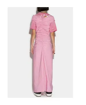 Dsquared2 Ruched Off-shoulder Maxi Dress