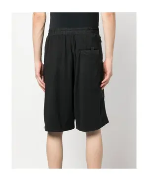 Y3 Drawstring Buckled Bermuda Shorts