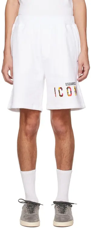 Dsquared2 Logo Printed Shorts