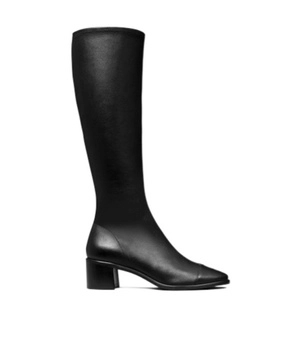 Tory Burch Cap-toe Knee-high Boots - Black